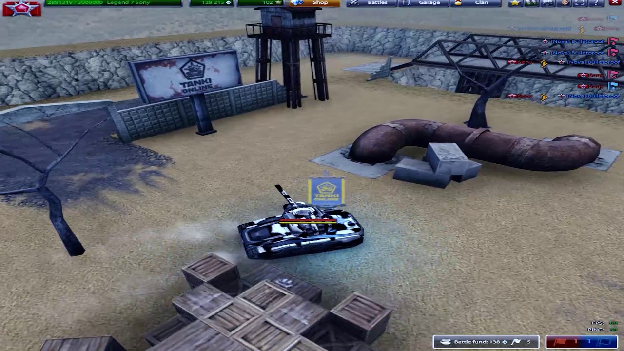 Tanki Online test effect - YouTube