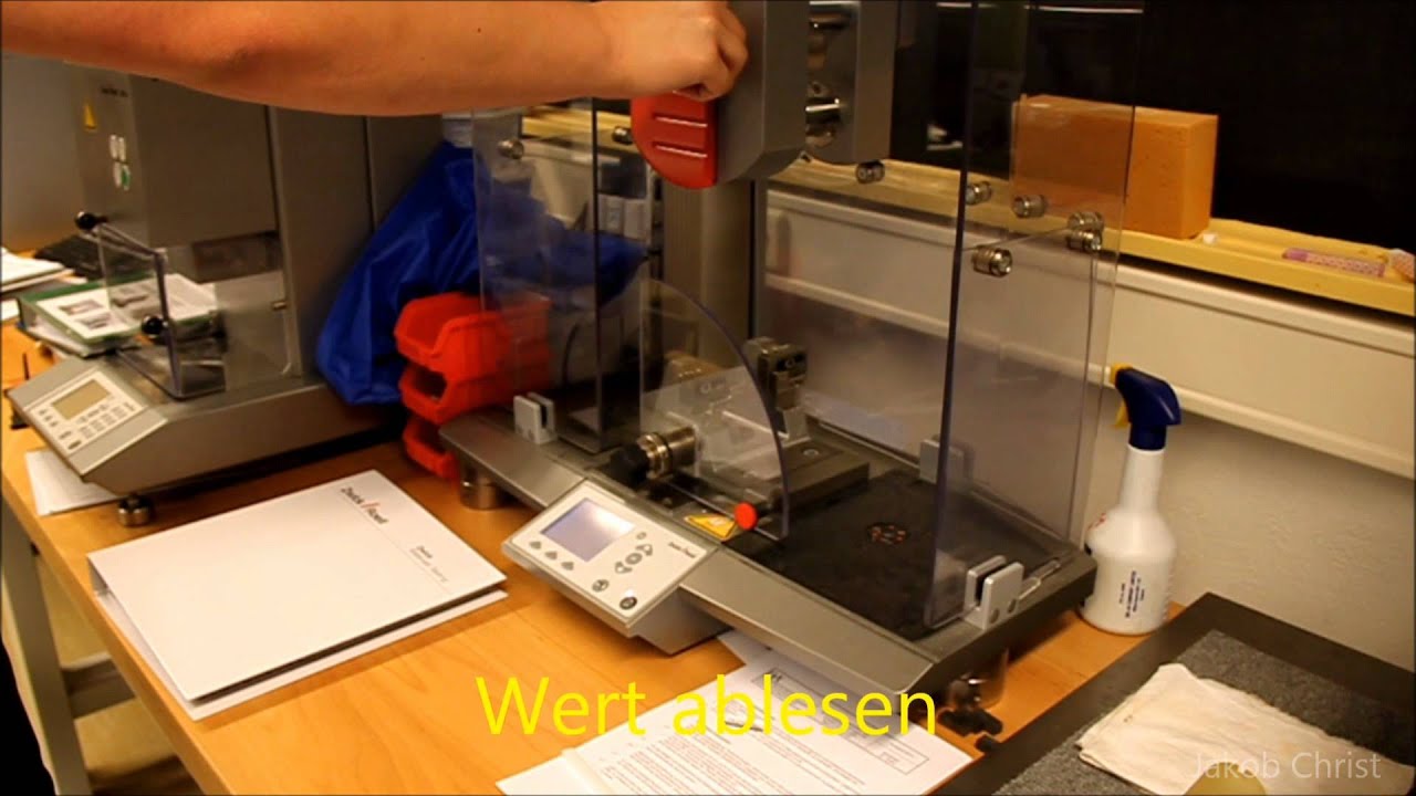 Kerbschlagbiegeversuch - YouTube