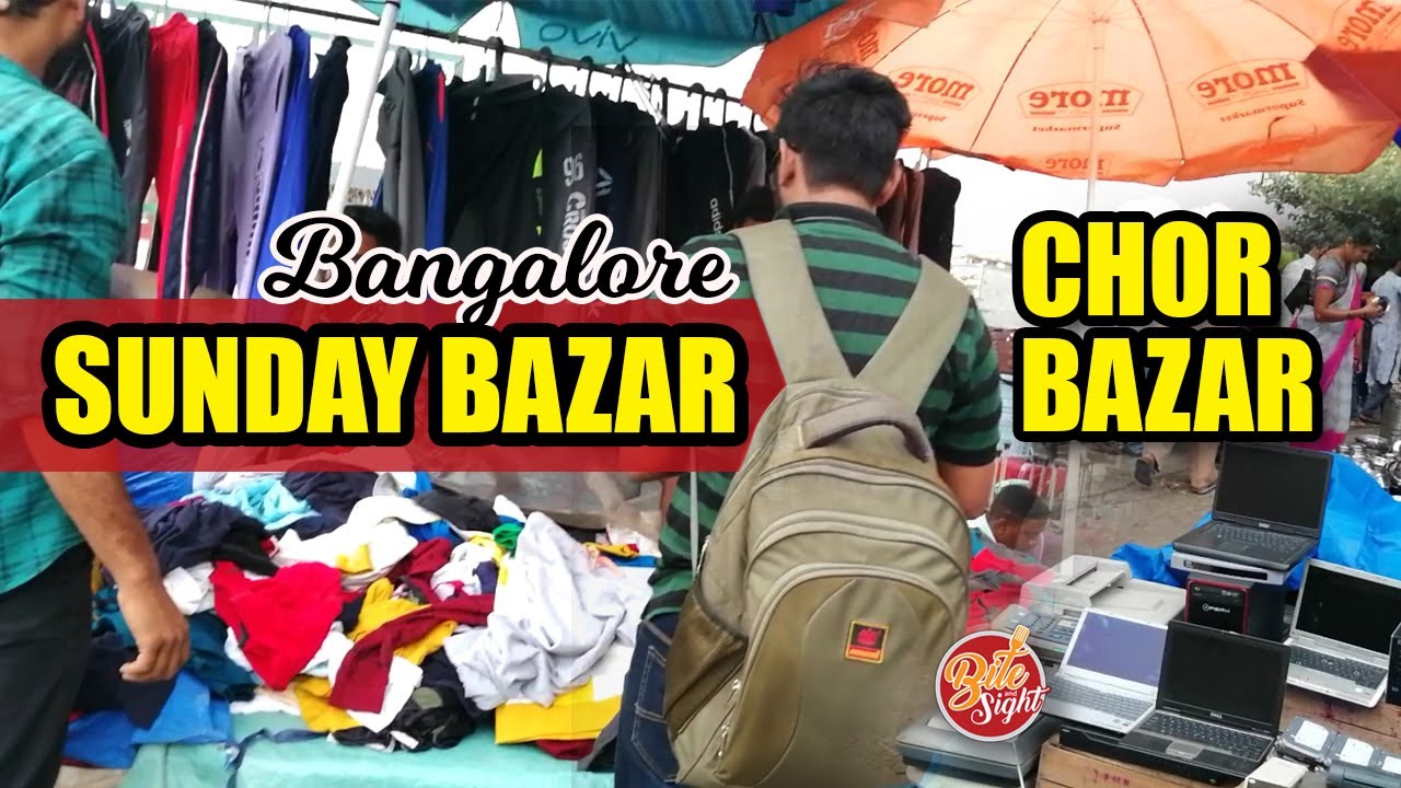Chickpet Sunday market Bangalore /chor bazaar / secret bazar - YouTube