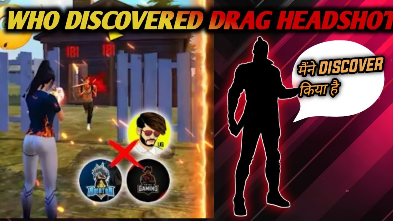 WHO INVENTED DRAG HEADSHOT || RAISTAR NOT DISCOVERED DRAG HEADSHOT THEN ...