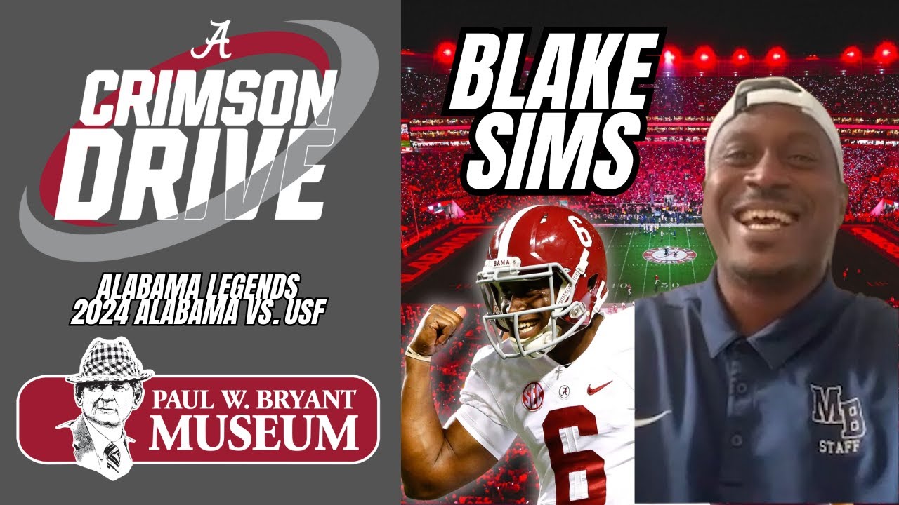 Alabama Legends - Blake Sims on Crimson Drive - 09-03-24 - YouTube