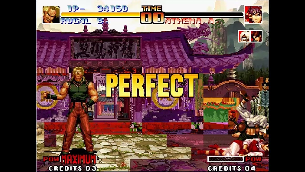 The King Of Fighters 94 - Rugal Arcade Gameplay - YouTube