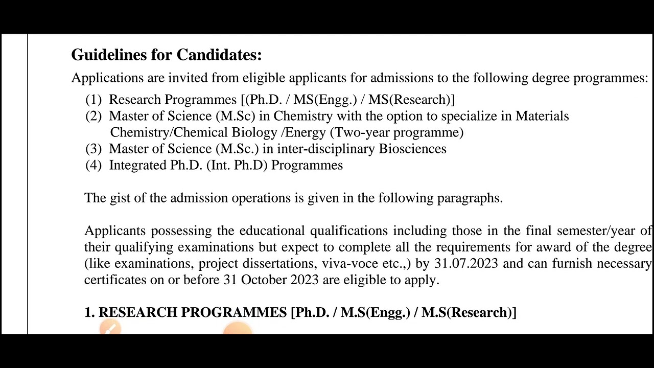 New PhD application 2023 II DST Autonomous Institute #jncasr Direct ...