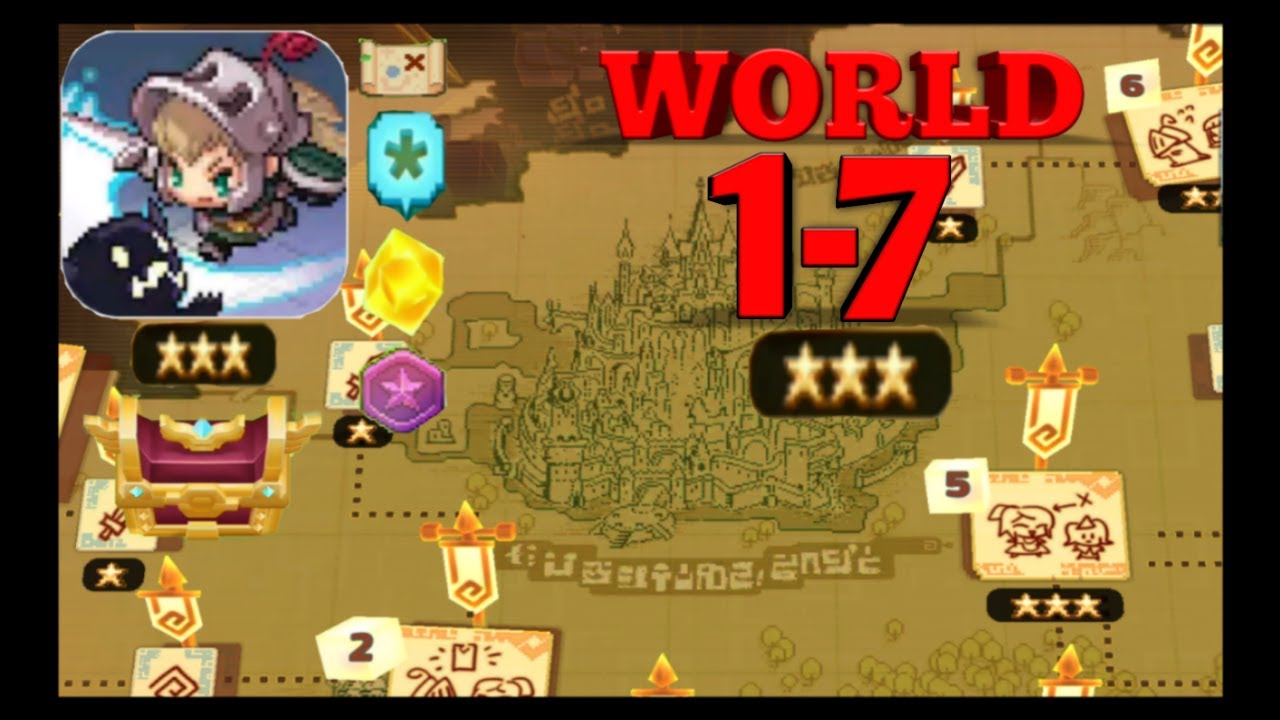 Full GUIDE WORLD/MAP 1-7 ⭐⭐⭐ MAP Rahasia/Mystery MAP | GUARDIAN TALES ...