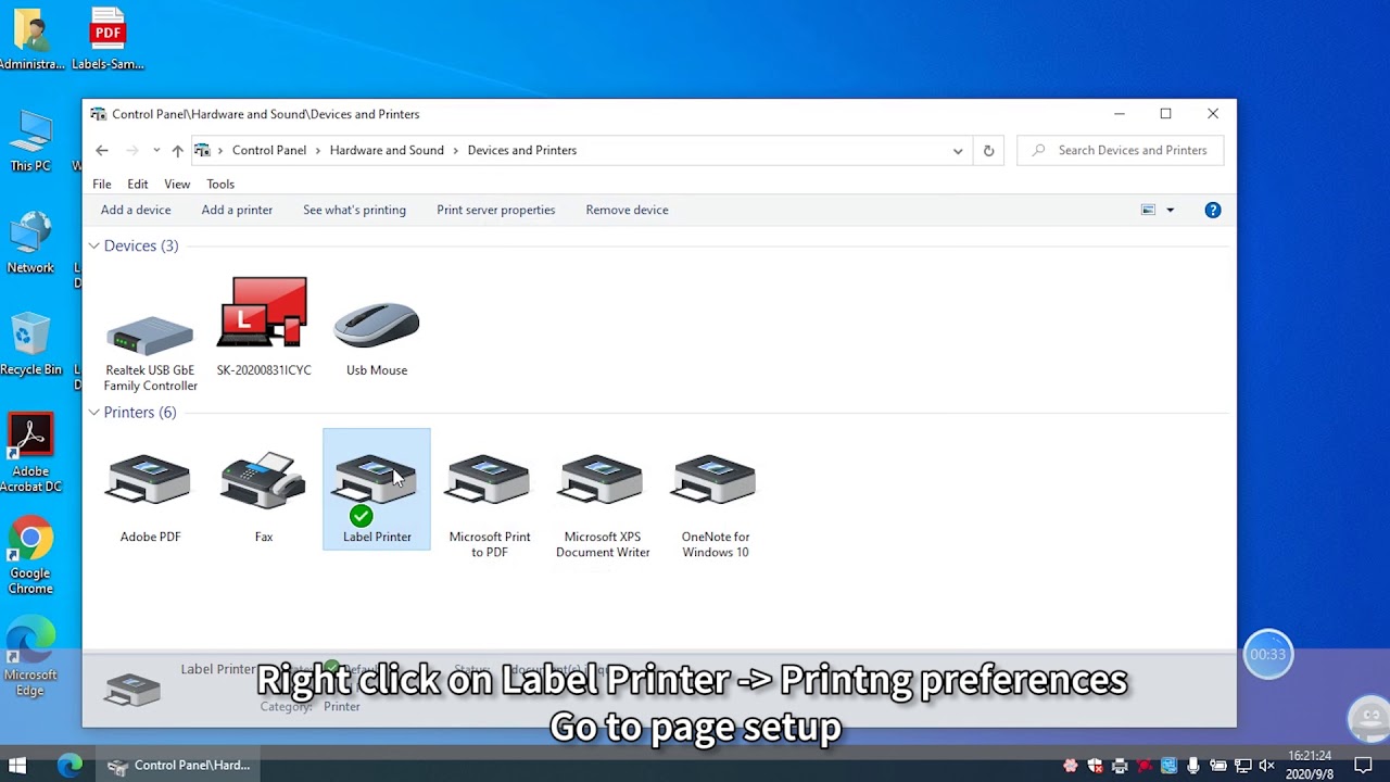 3 Installing Label Printer Driver on WIN and Prepare before use AM 246S ...