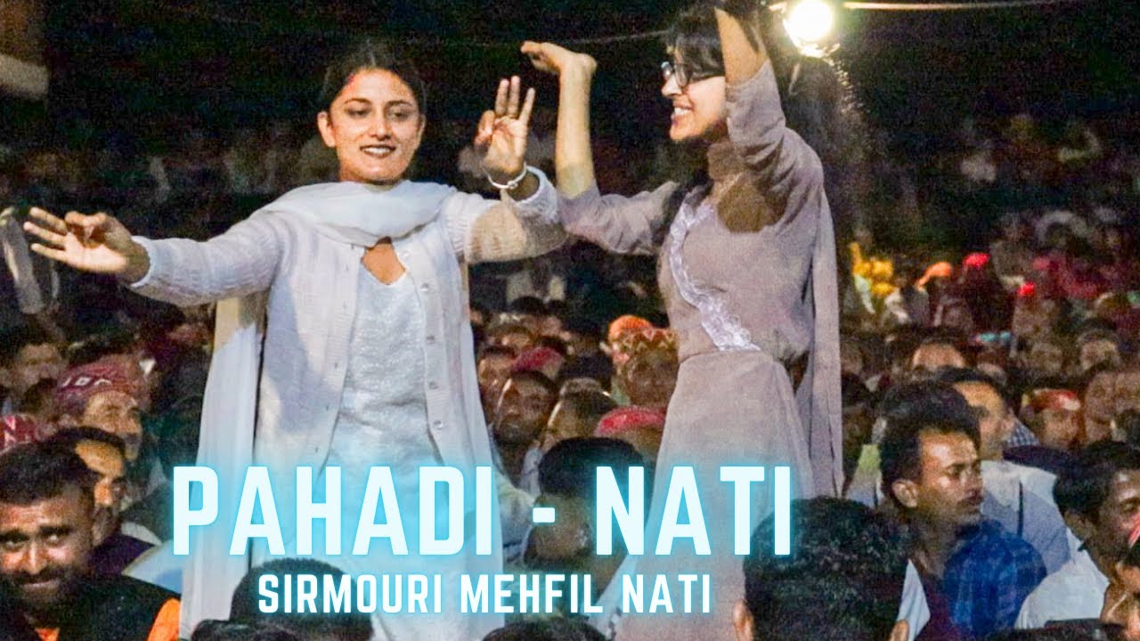 Girls Pahadi Mehfil Nati 2024 || पहाड़ी नाटी || Digital Pahari - YouTube