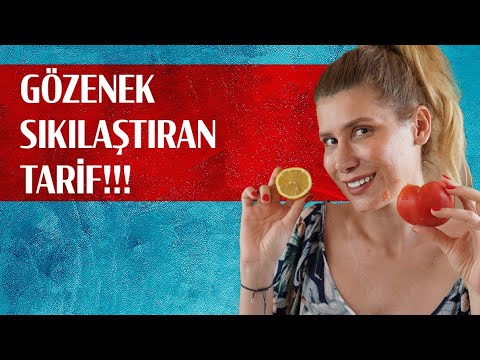 GÖZENEK SIKILAŞTIRICI  MASKE (Sadece Domates ve Limonla)