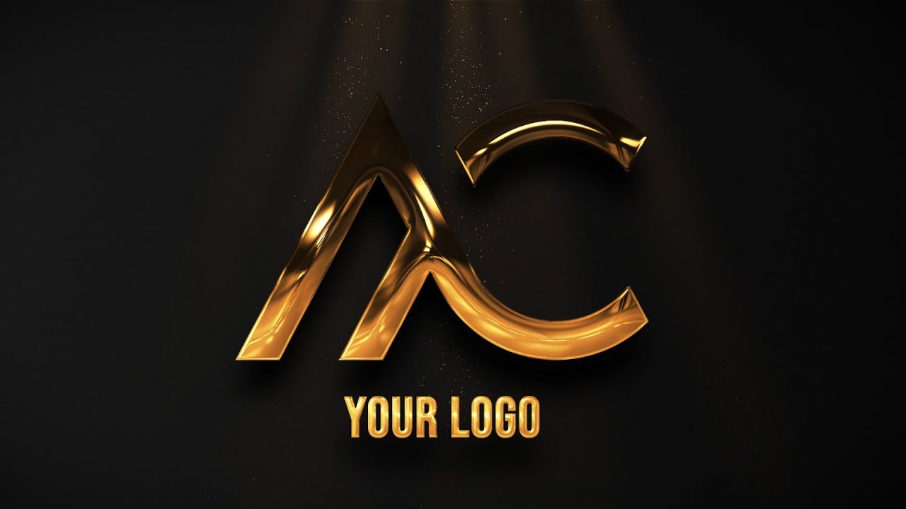 Gold Logo Reveal After Effects Template | Gold Logo After effects ...