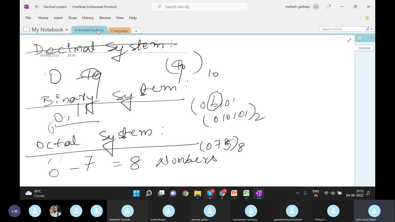Lecture5 C language Basics Data types - YouTube