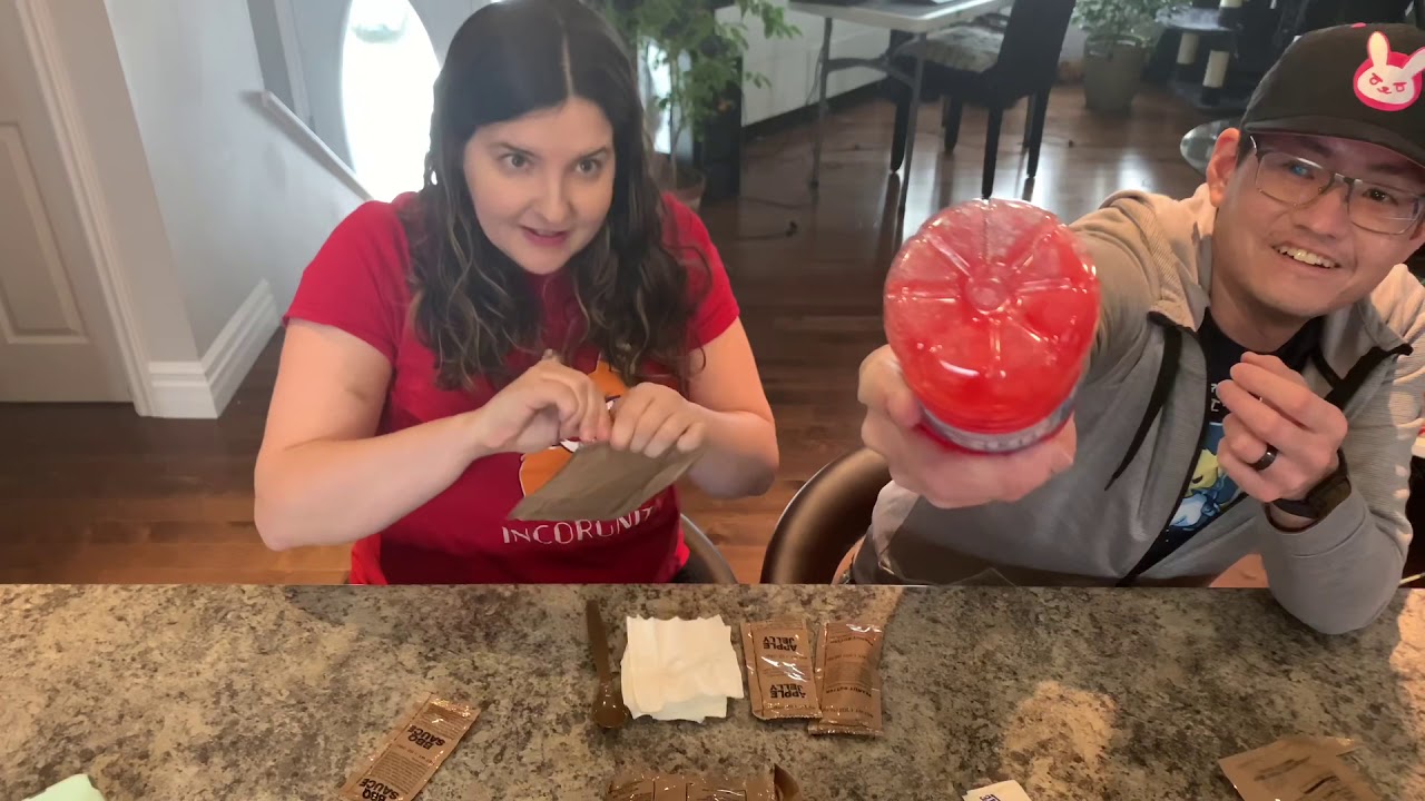 2015 US MRE: Rib Shaped BBQ Pork Patty Taste Test - YouTube