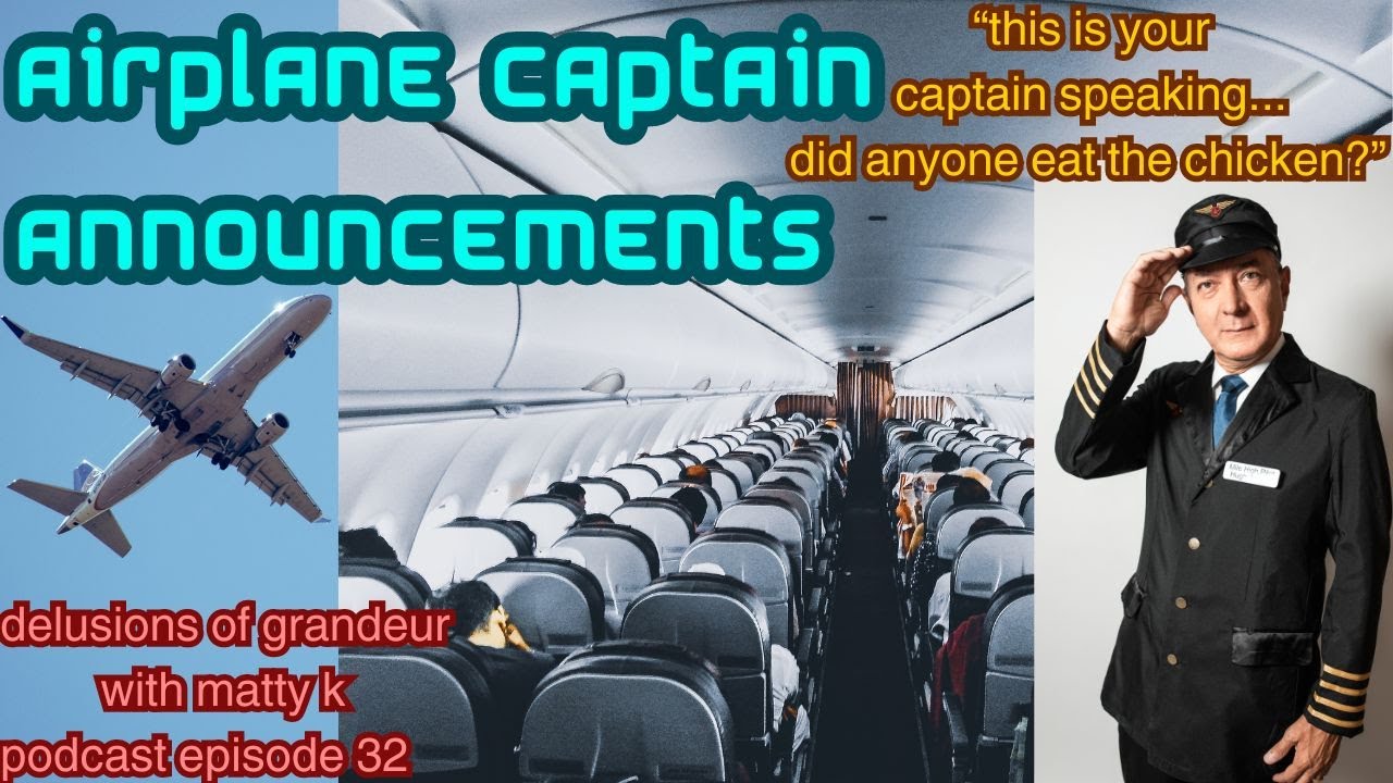 Airplane Captain Announcements (Funny Podcast) - YouTube Music
