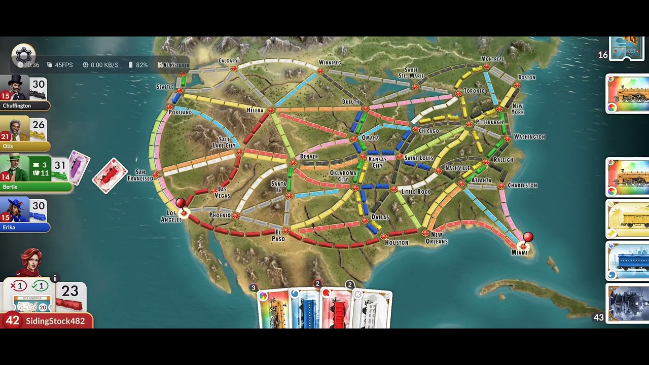 Ticket to Ride (Android gameplay 1116p/48FPS) - YouTube