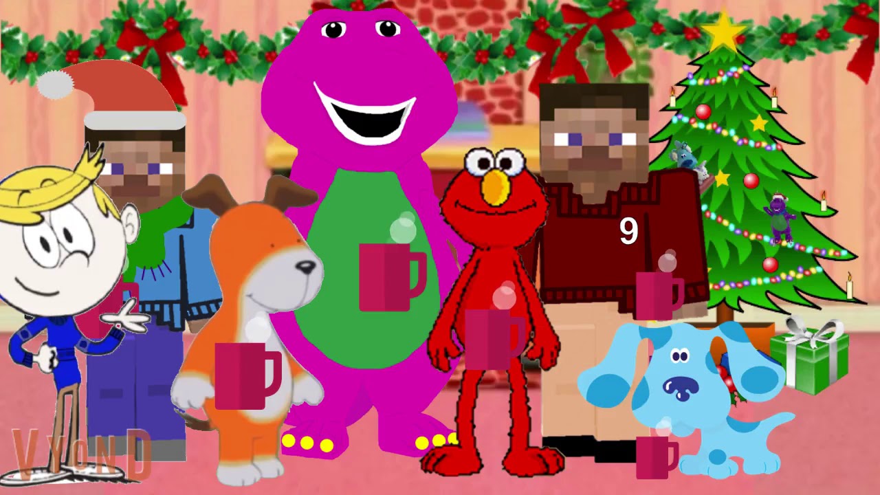 barney, elmo, and blue's clues: happy holidays: part 1 - YouTube
