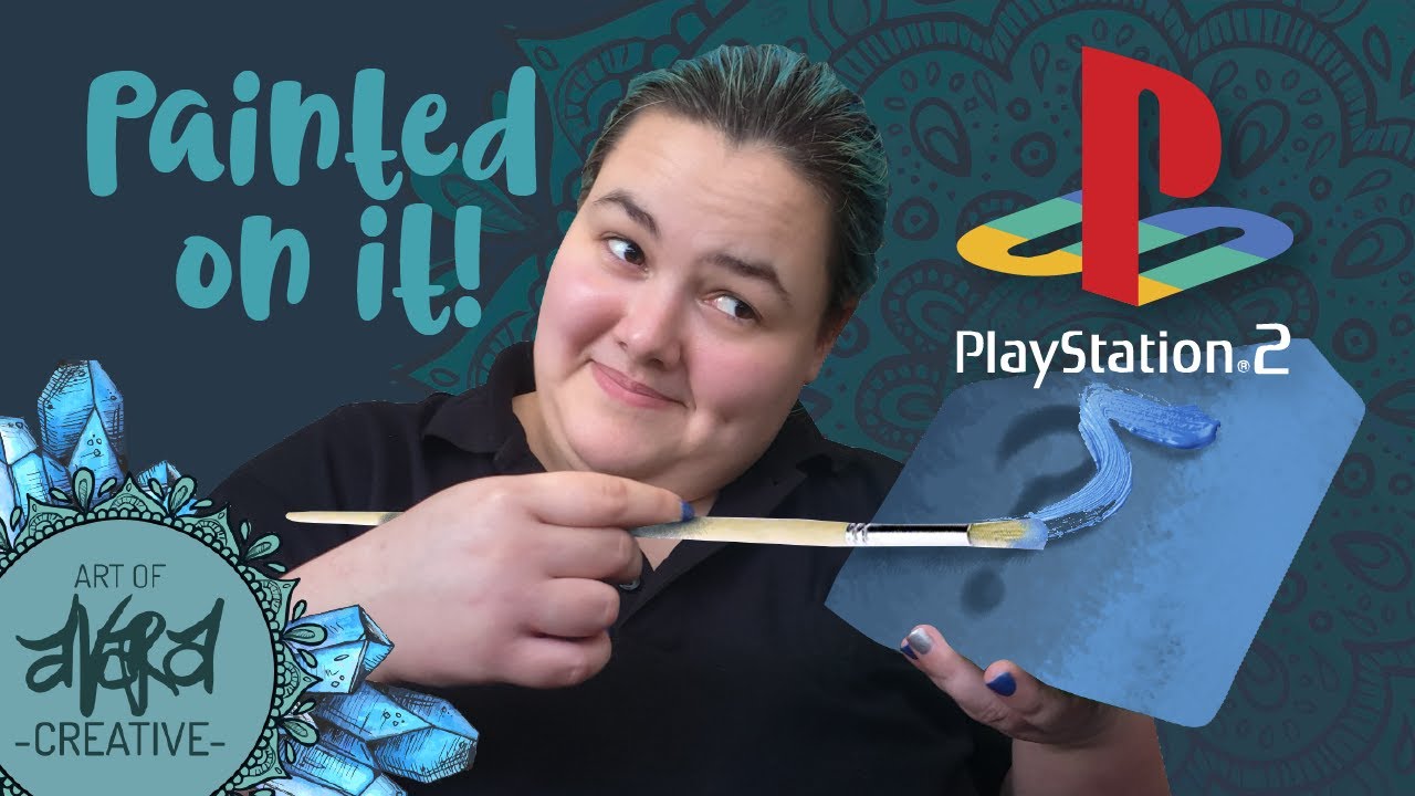 Custom Painting a PS2! 🎮💙 - YouTube