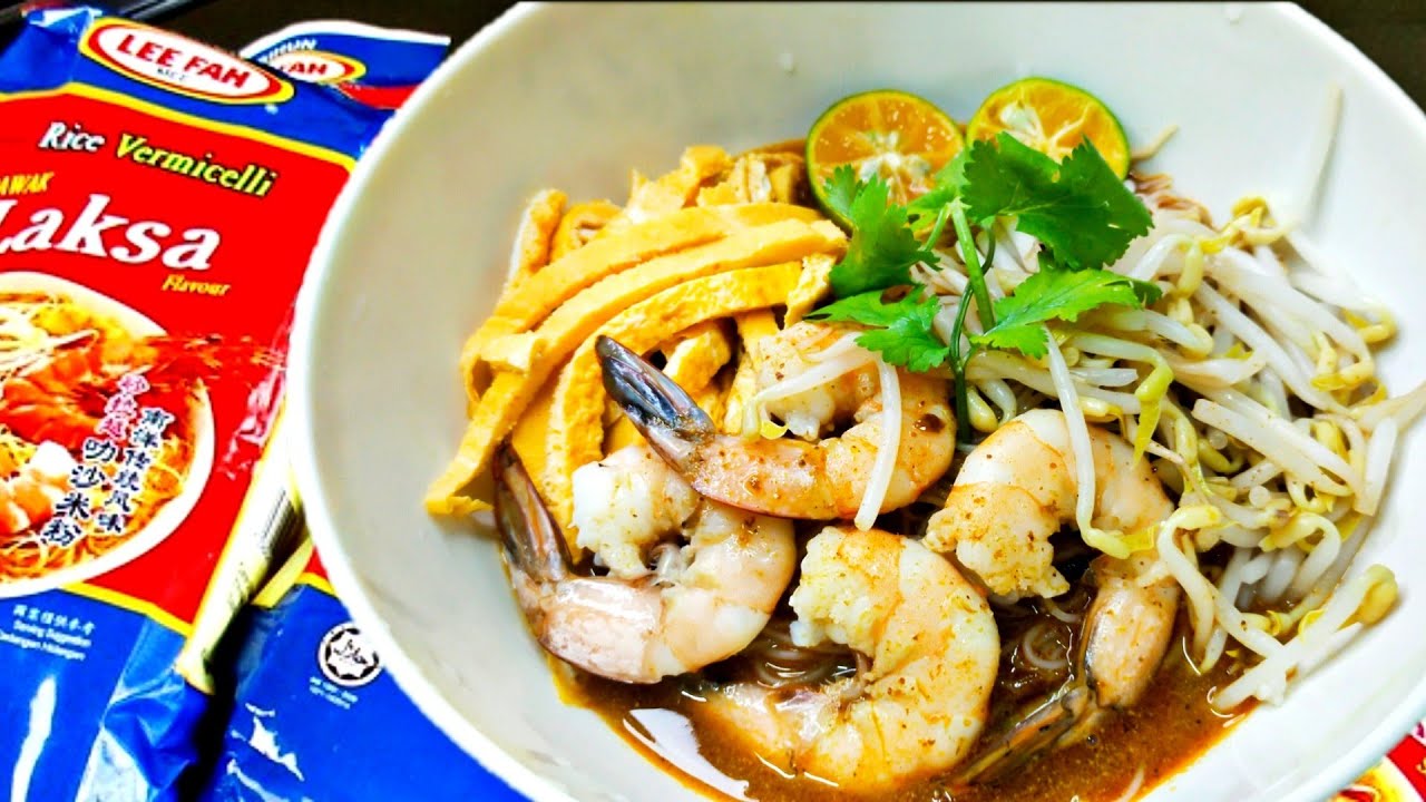 Cara Mudah Masak Laksa Instant LEE FAH MEE Sarawak jadi SEDAP | A ...