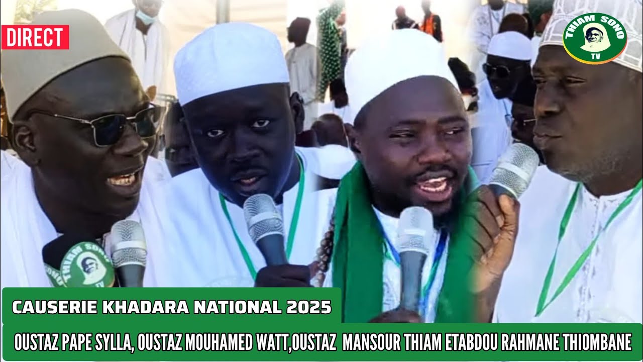 En direct guediawaye khadara national ABNA'U causeries - YouTube