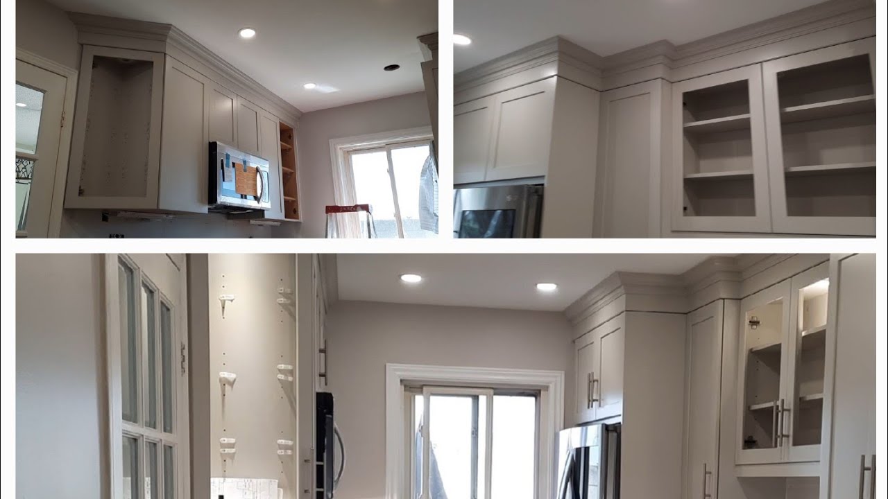 Tips How to set up fillers and crown risers for KITCHEN - YouTube