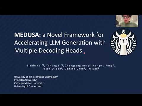 Medusa: Simple LLM Inference Acceleration Framework with Multiple Decoding Heads - YouTube