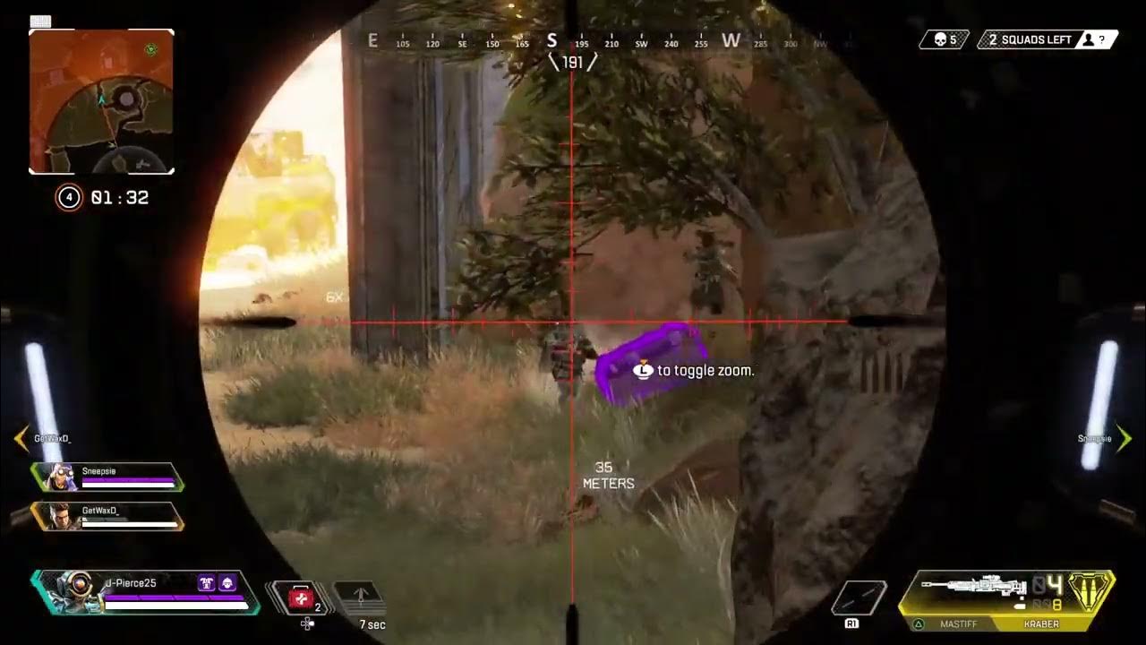 Apex Legends Kraber Collateral - Clip from S2 - YouTube