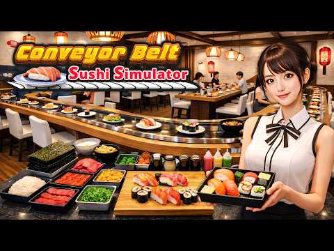 Conveyor Belt Sushi Simulator | Long Gameplay | No Commentary