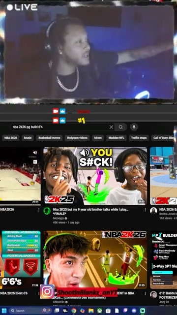 In chat by myself imaging how im bout to be on 2k26 - YouTube