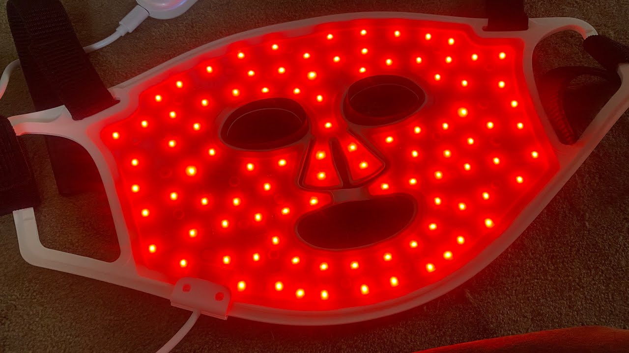Honest Review Kingdo Red Light Face Mask | Blue Near Infrared - YouTube