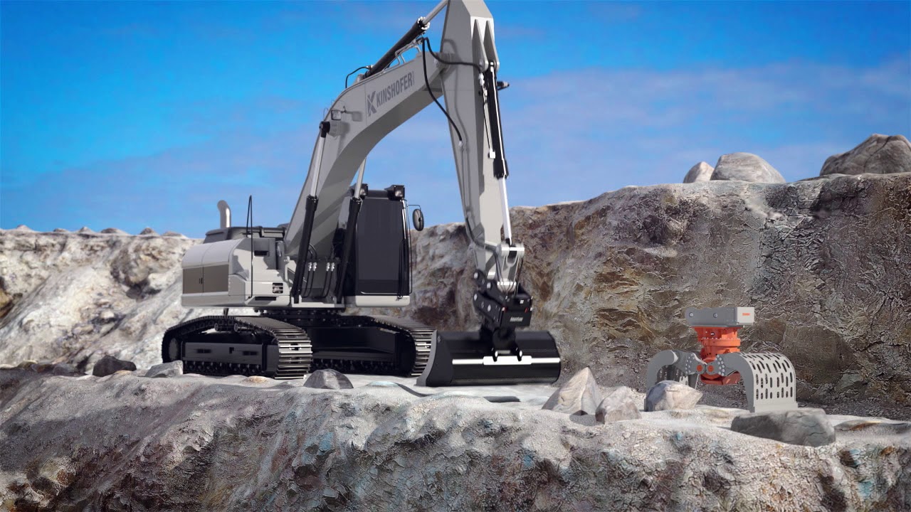 Kinshofer Smartflow Fully Hydraulic Quick Coupler for Excavators - YouTube
