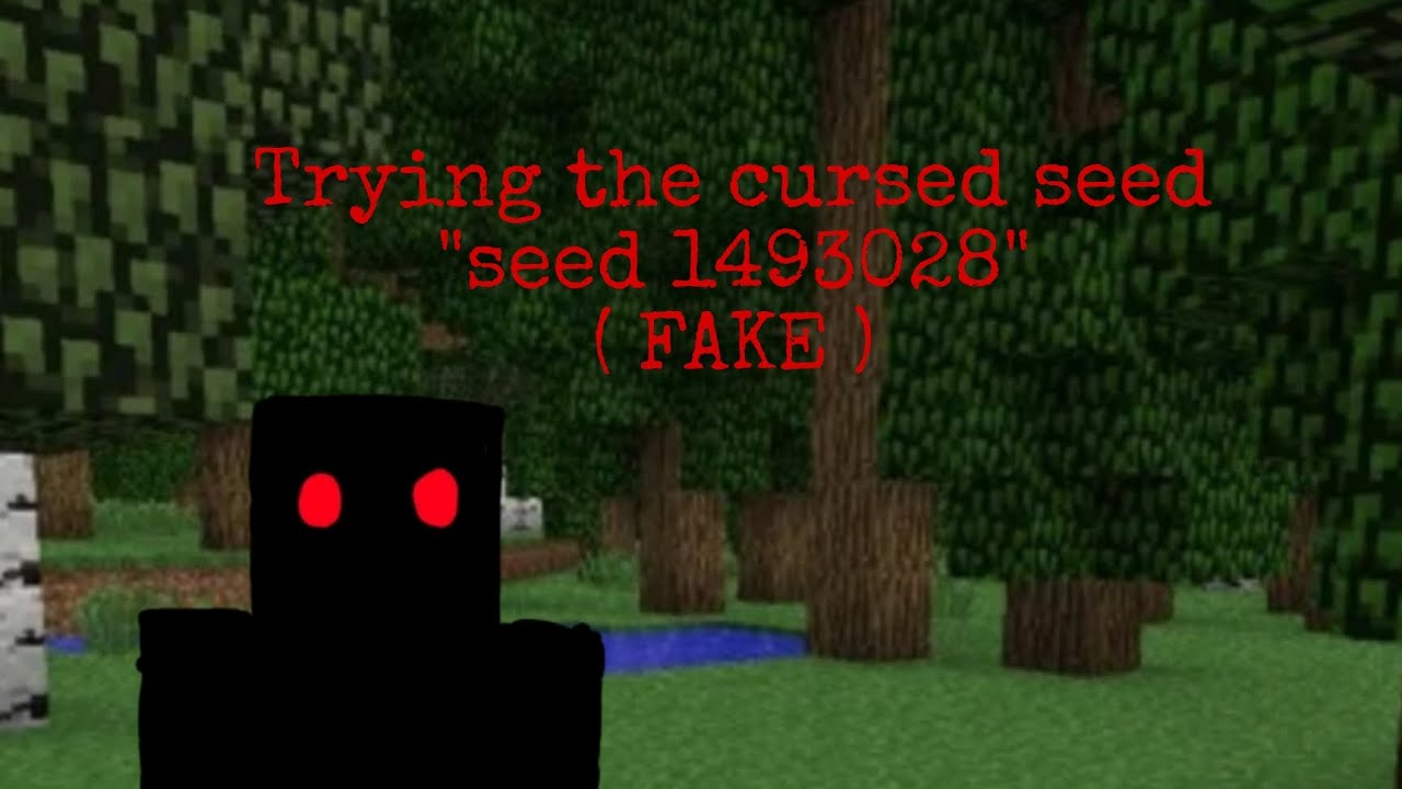 Trying the cursed seed " SEED 1493028 " - YouTube