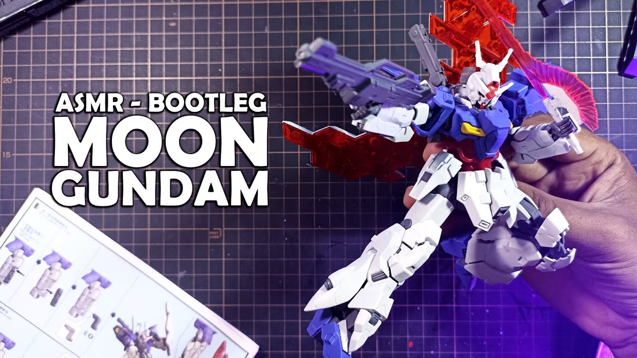 HG Moon Gundam Bootleg | Gundam Bootleg | ASMR Build | JJ Plamo - YouTube