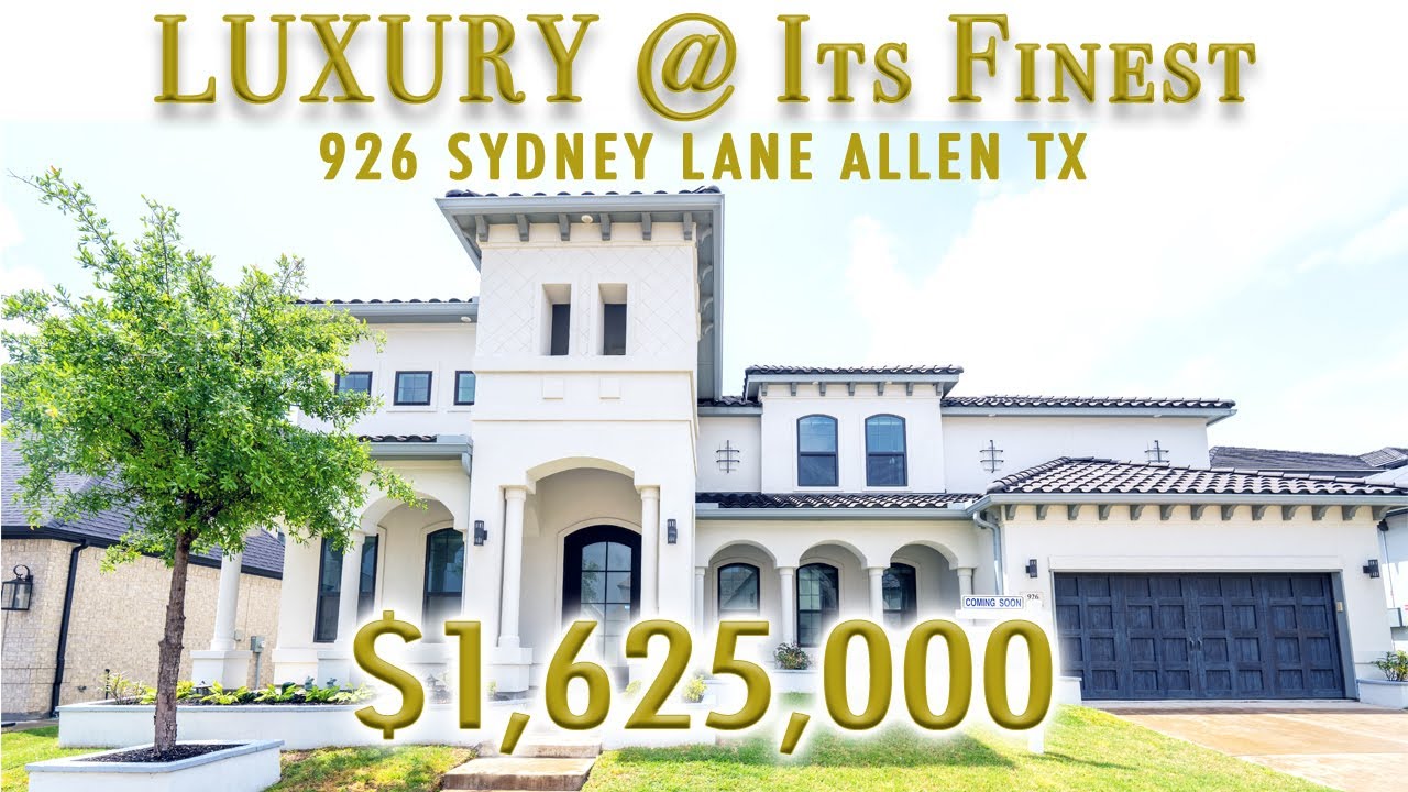 SOLD in 2 Days ! 926 Sydney Lane Allen TX 75013 ! An Unbelievable ...