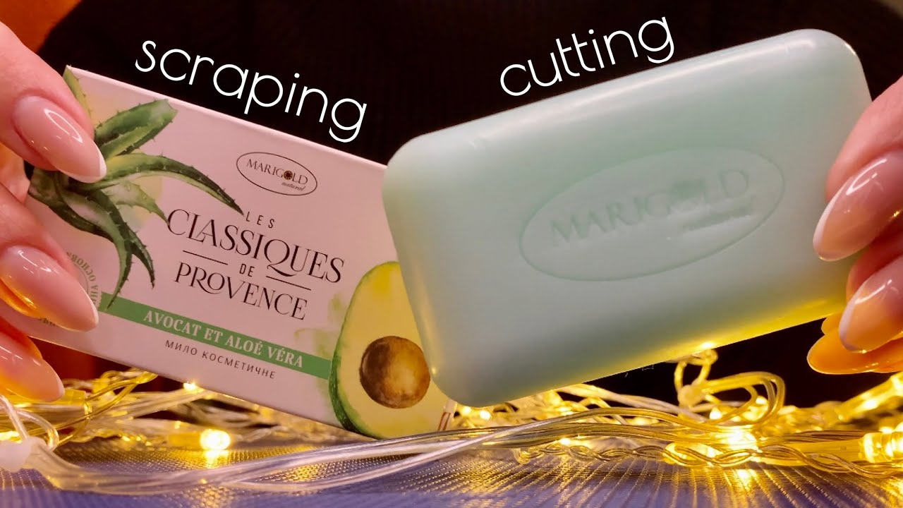 АСМР ⭐️ Різання & Шкрябання МИЛА 🧼 ASMR / Scratching Tapping Cutting ...