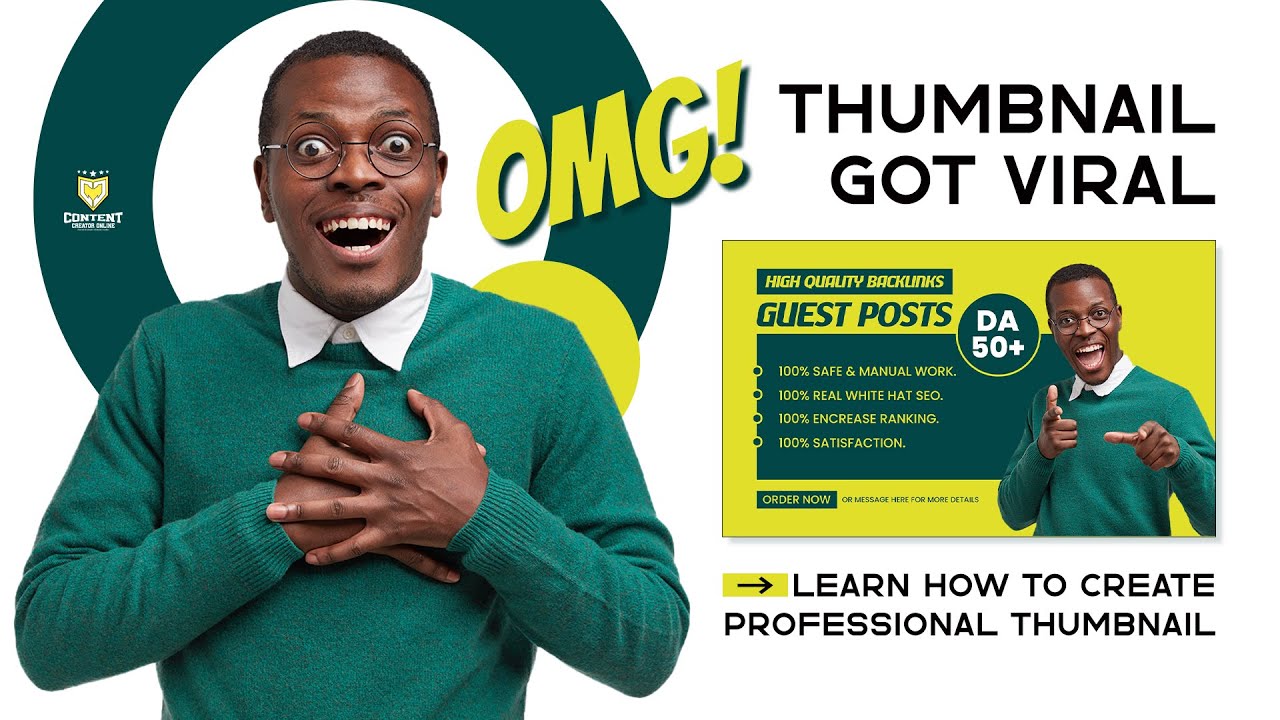 Learn How To Create Professional Thumbnail/Portfolio Image Step By Step ...