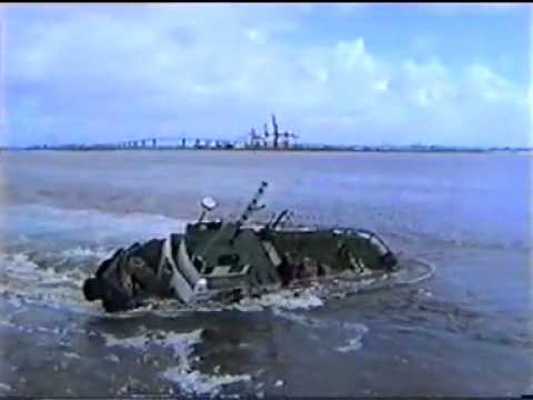 Tug Boat Tips Over - YouTube