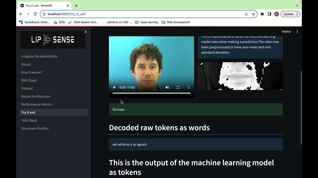 LipSense: Revolutionising lipreading using Deep Learning - YouTube