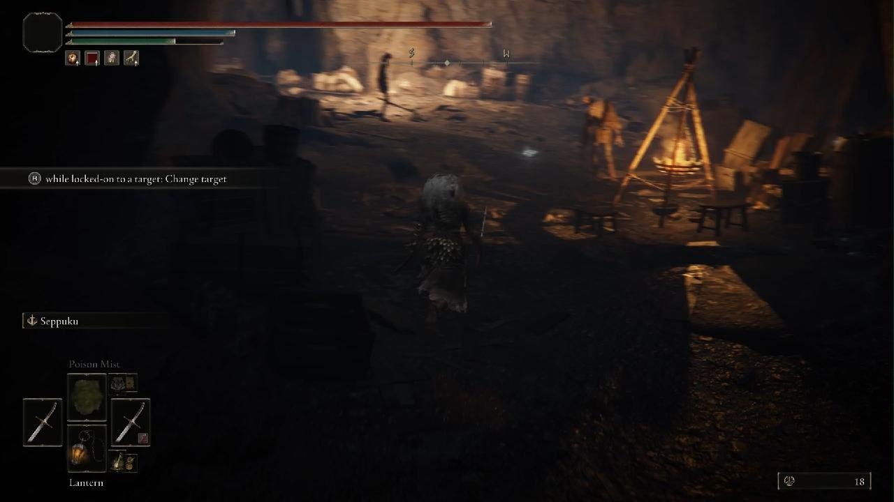 ELDEN RING Soldier of Godrick in Cave of Knowledge Boss Fight - YouTube