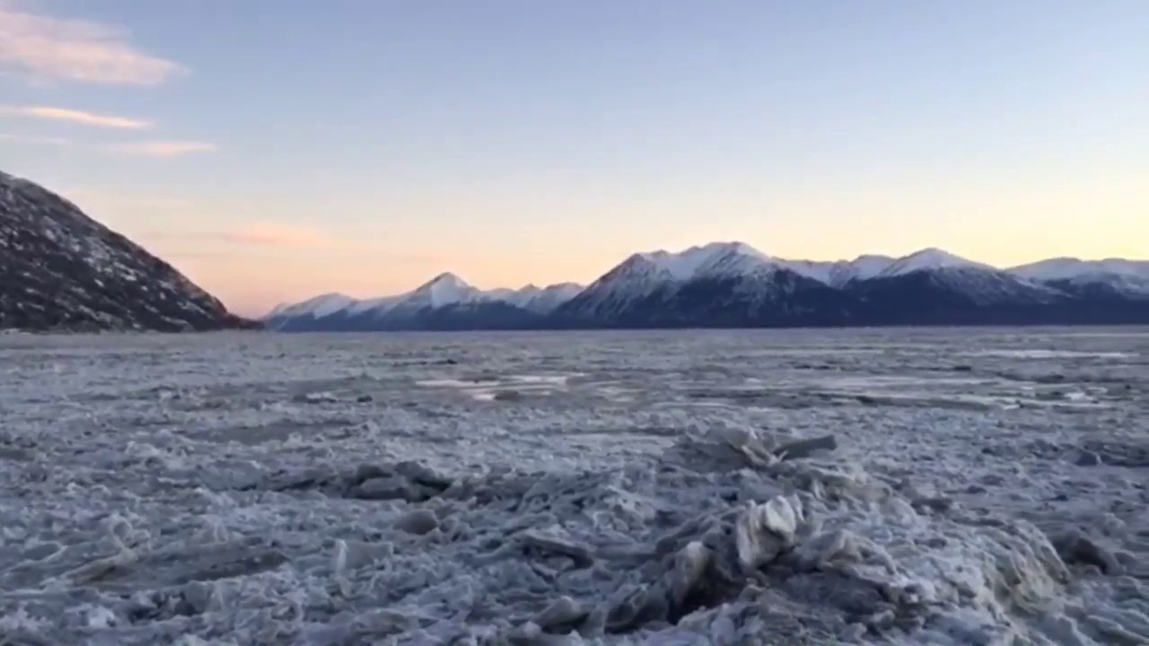 Turnagain Arm in the winter - YouTube