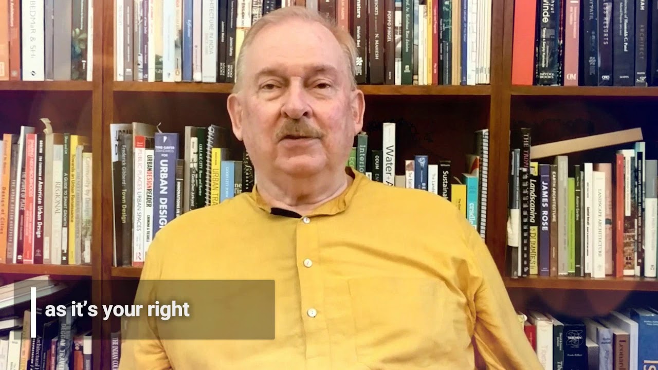 Greetings From Master Architect Prof. CHRISTOPHER BENNINGER To Young ...