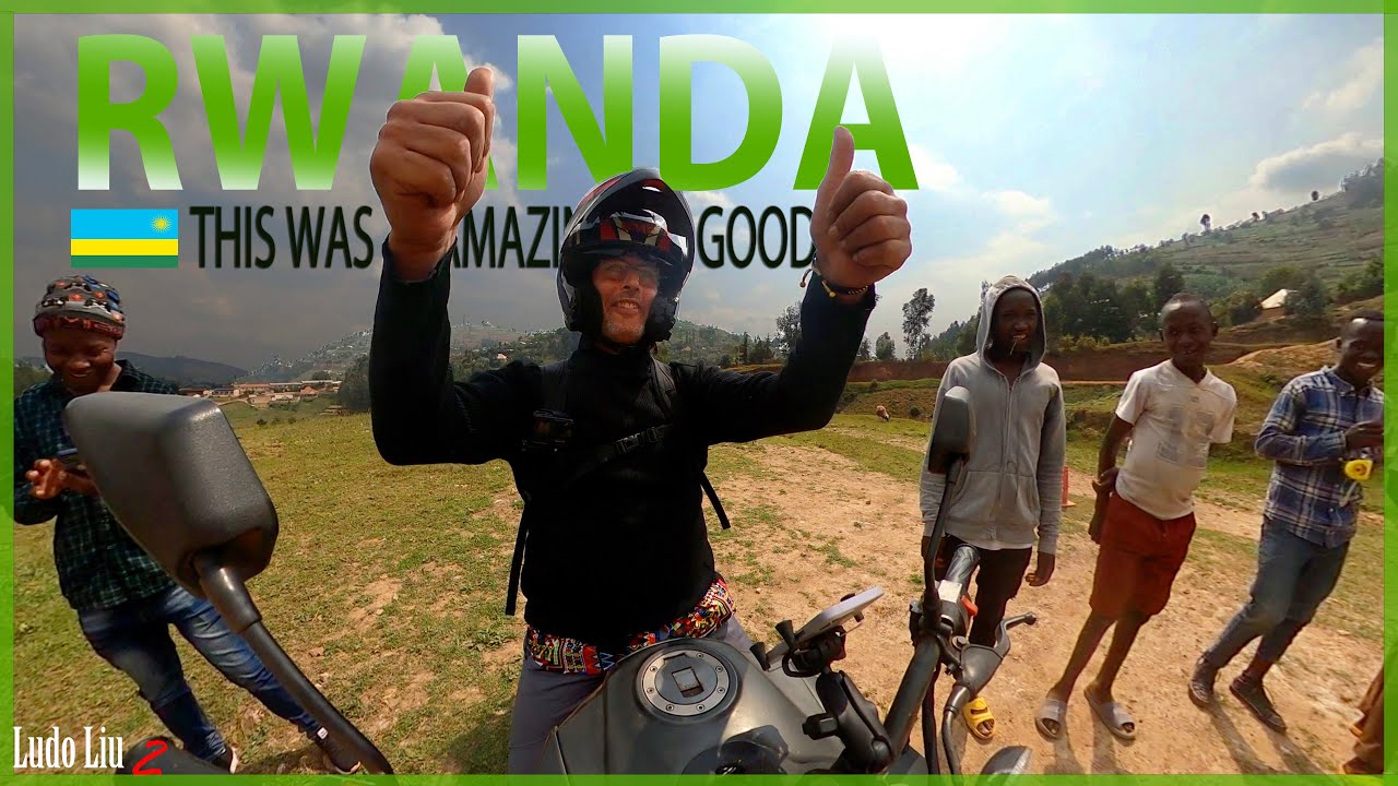 This is the authentic Rwanda 🇷🇼 2/2 - Motorcycle Lesson in the ...