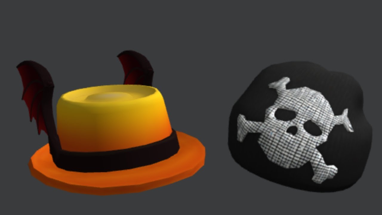 ROBLOX Black Skull Beanie and Diablo Fedora! - YouTube