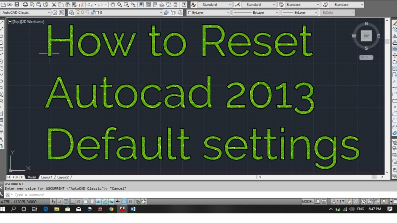 autocad reset all settings.autocad reset settings to default missing ...