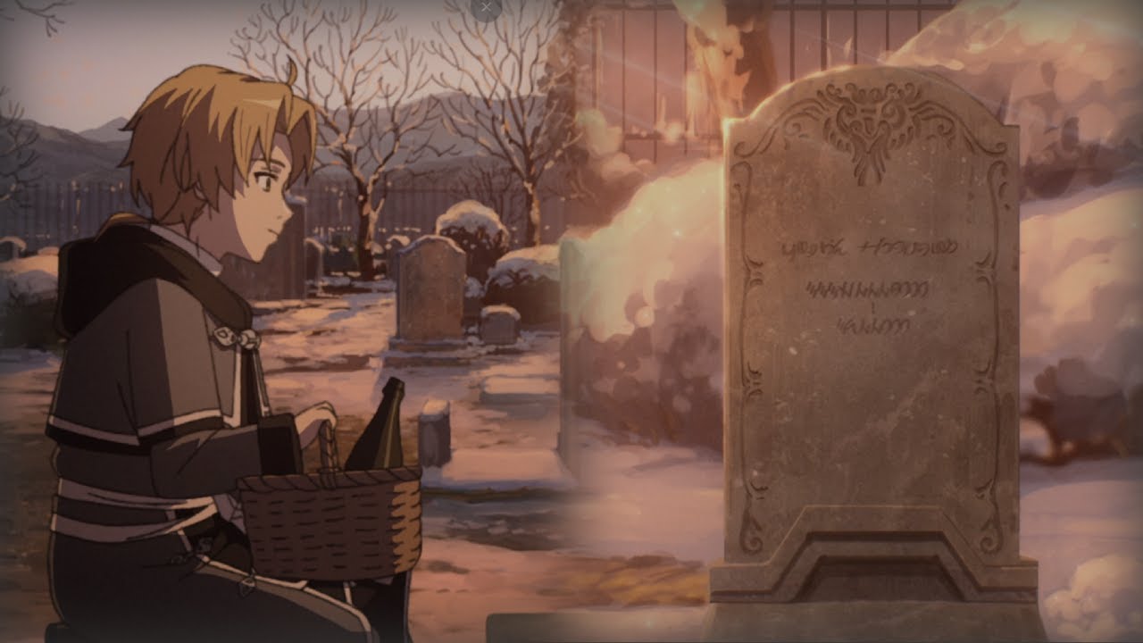 Rudeus Visits Paul's Tomb - Mushoku Tensei Season 2 Episode 24 - YouTube