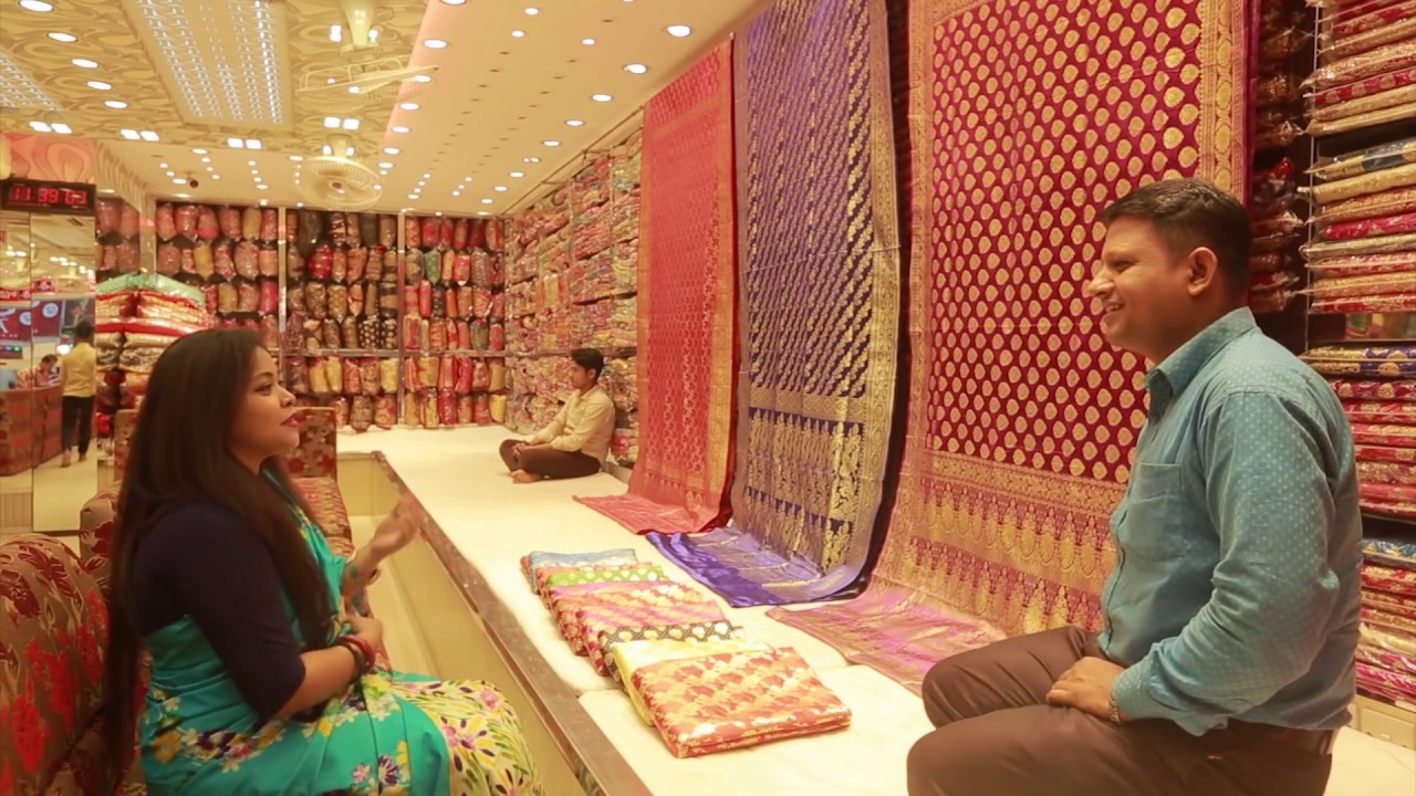 Wedding Benaroshi Sarees. Benaroshi polli, Mirpur, Dhaka - YouTube