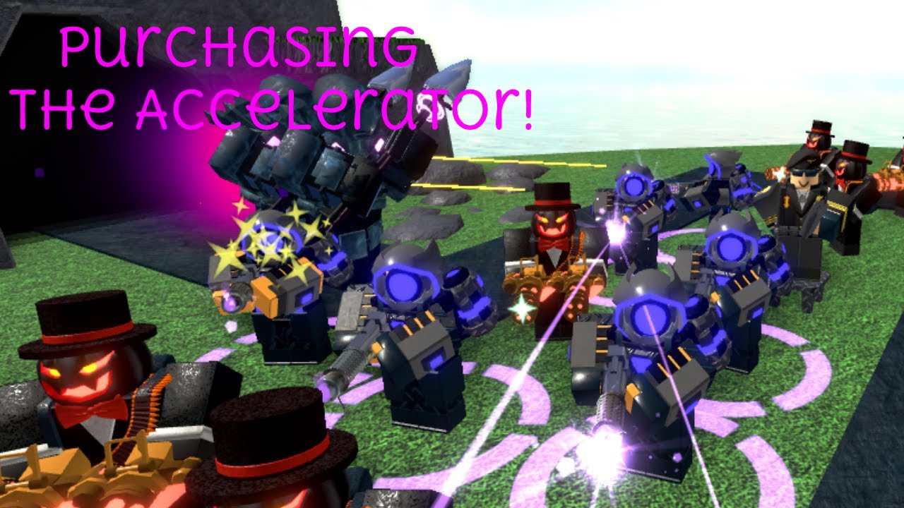 Purchasing the op accelerator + showcase! - ROBLOX TDS - YouTube