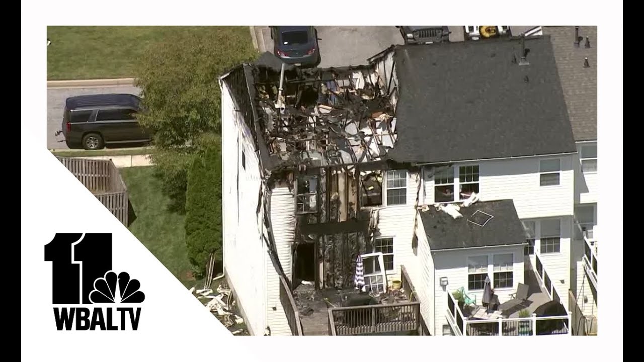 Fire leaves behind extensive damage to Forest Hill townhouse - YouTube