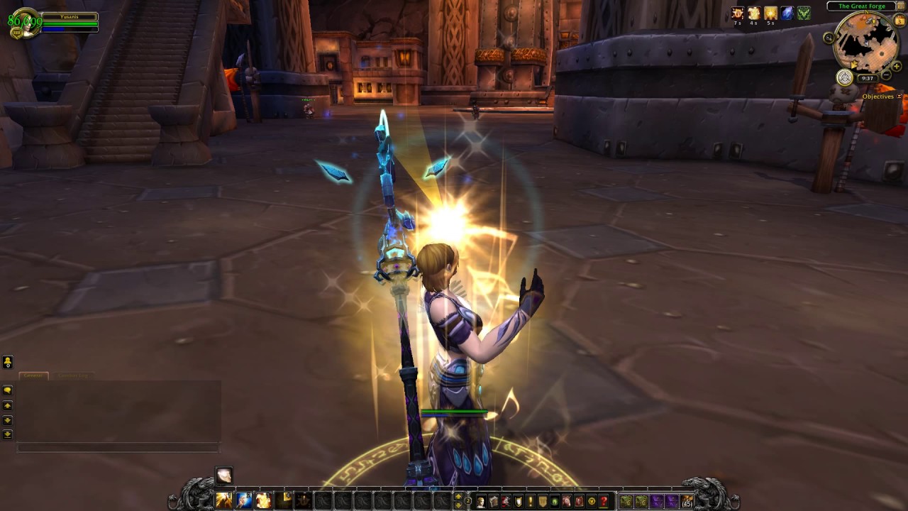 WOW PTR 7.3 - Priest Animation - Human Female - YouTube