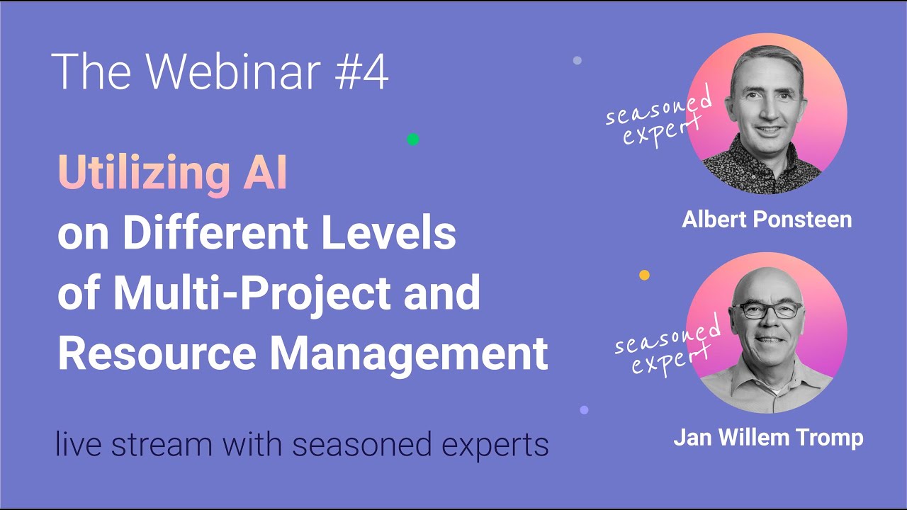 Utilizing AI on Different Levels of Multi-Project and Resource ...