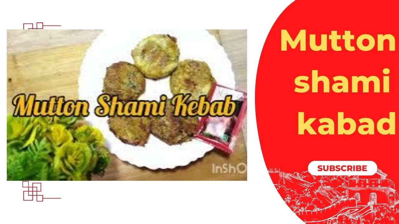 Easy Shami Kebab Recipe //shamikabab //mutton shami kabab - YouTube