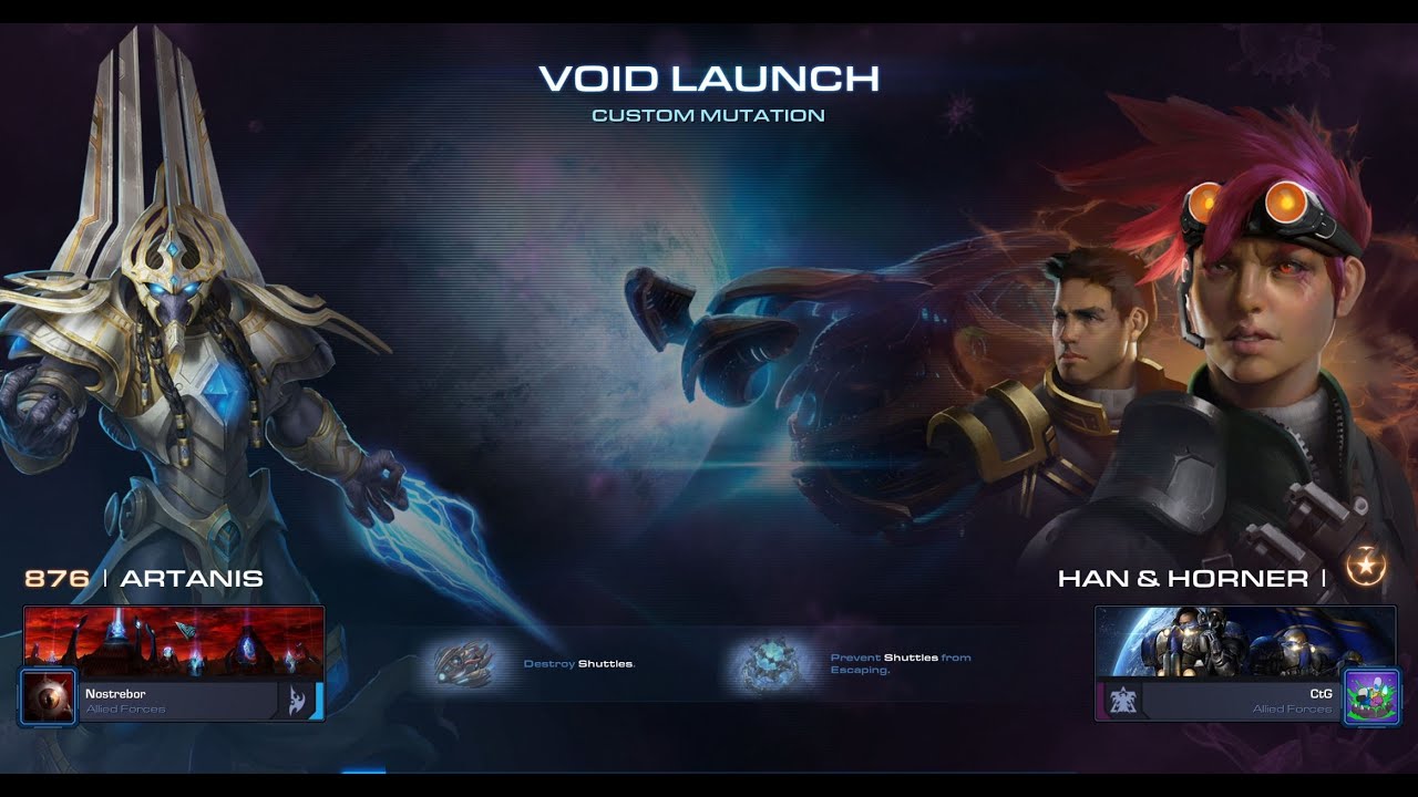 STARCRAFT 2 COOP MUTATION: HOT 'N' COLD | ARTANIS & HAN AND HORNER ...