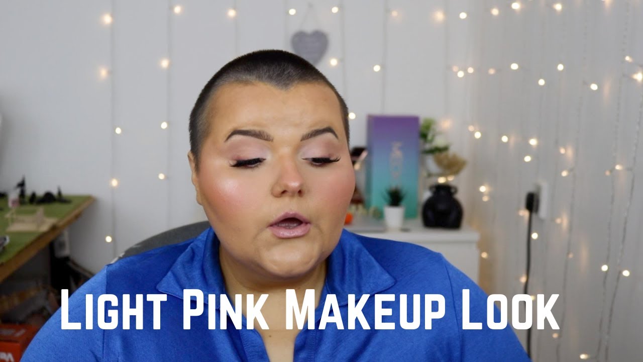 Light Pink Makeup Look - YouTube