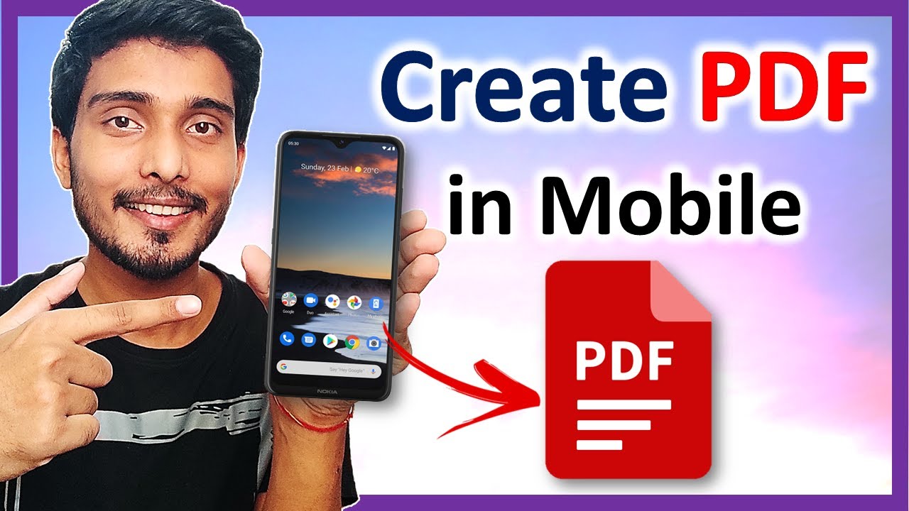 How To Create PDF In Mobile Hindi YouTube How To Create PDF In Mobile Hindi YouTube